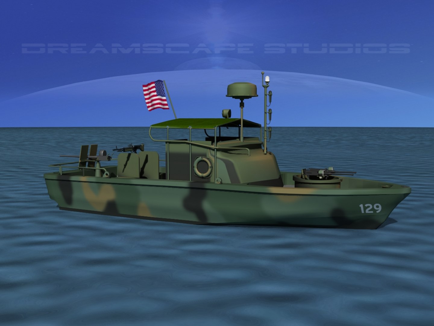 Patrol Boat Pbr 3d Model