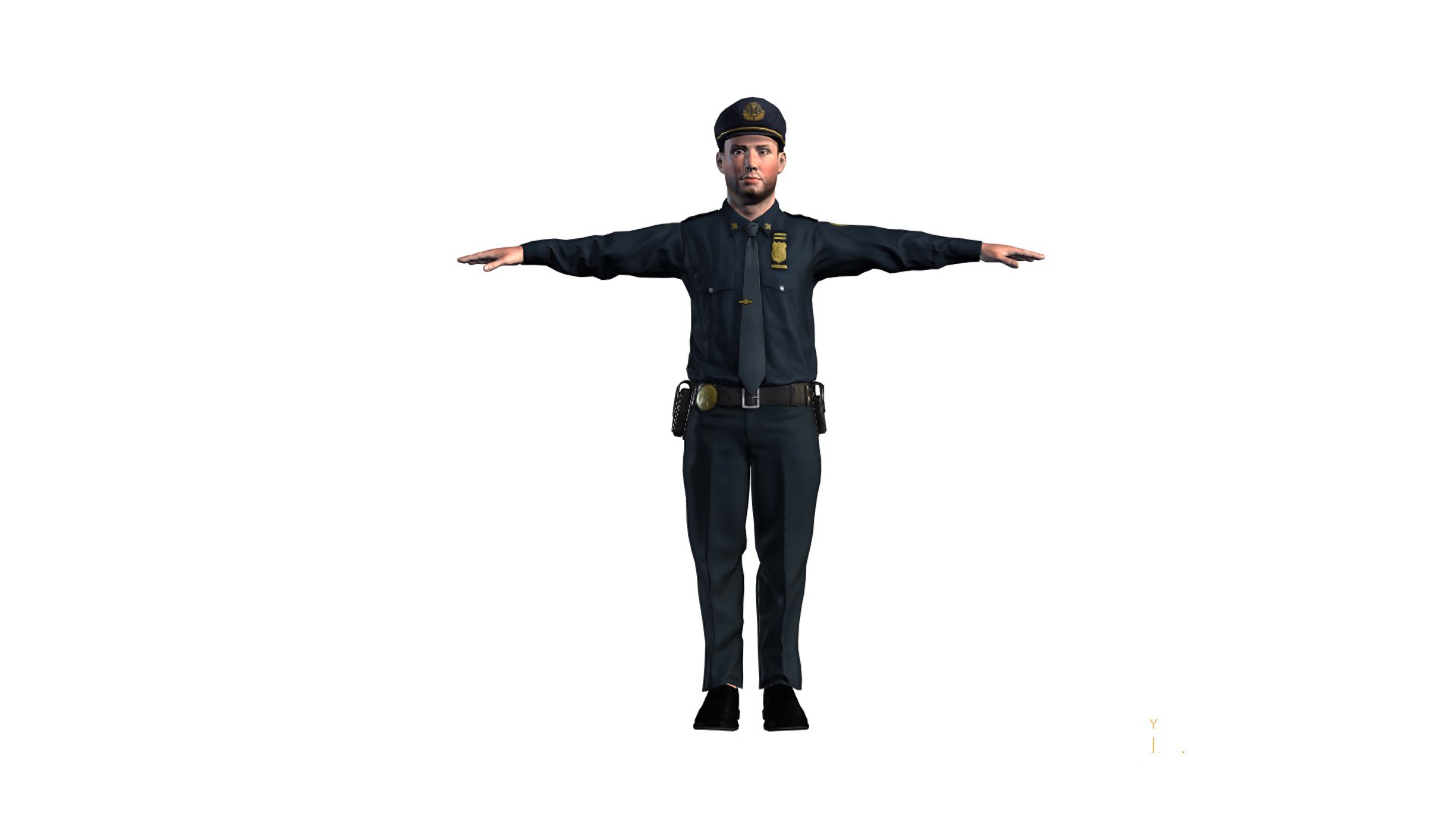 Police 3D Model - TurboSquid 1728414