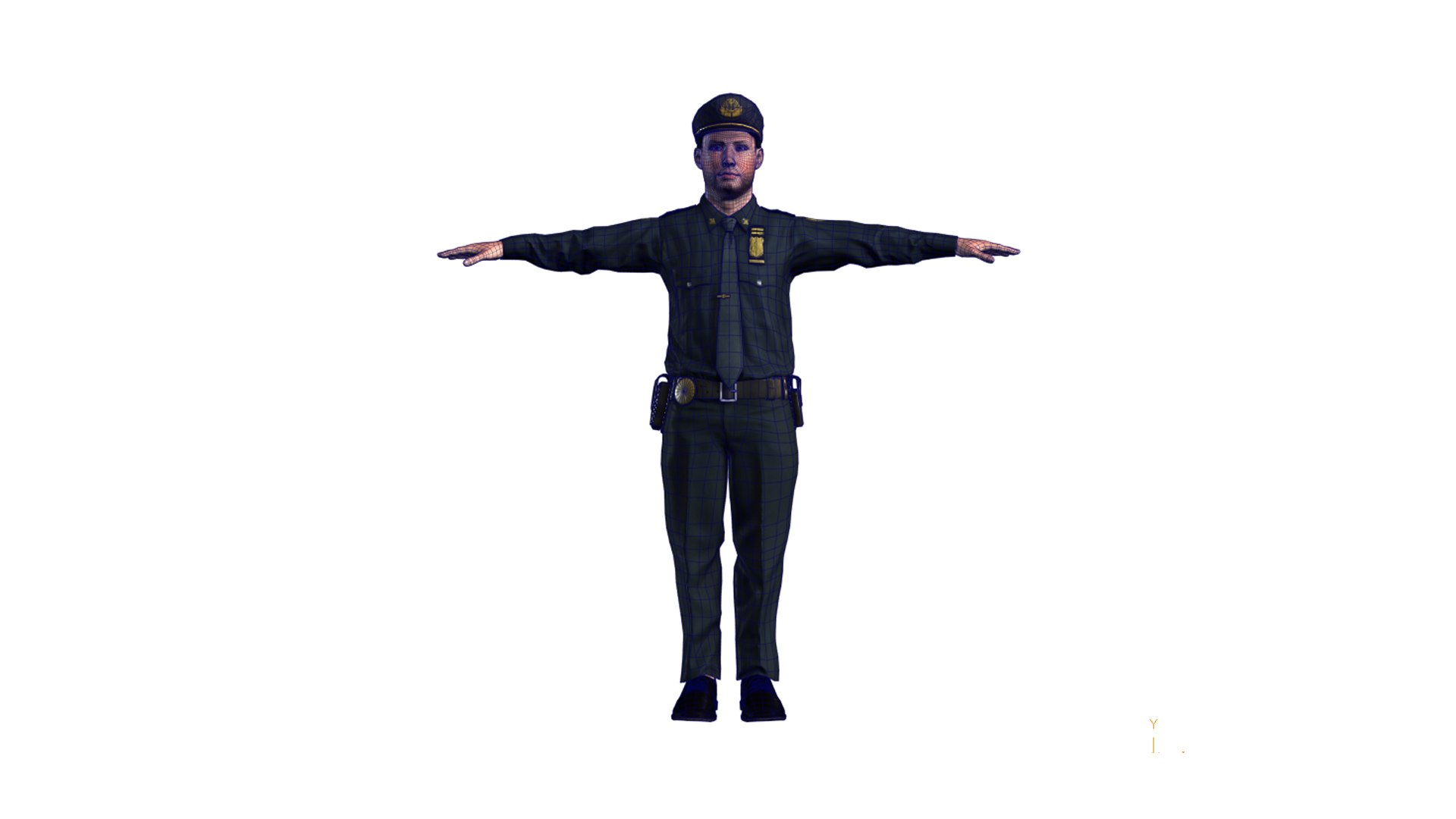Police 3D Model - TurboSquid 1728414