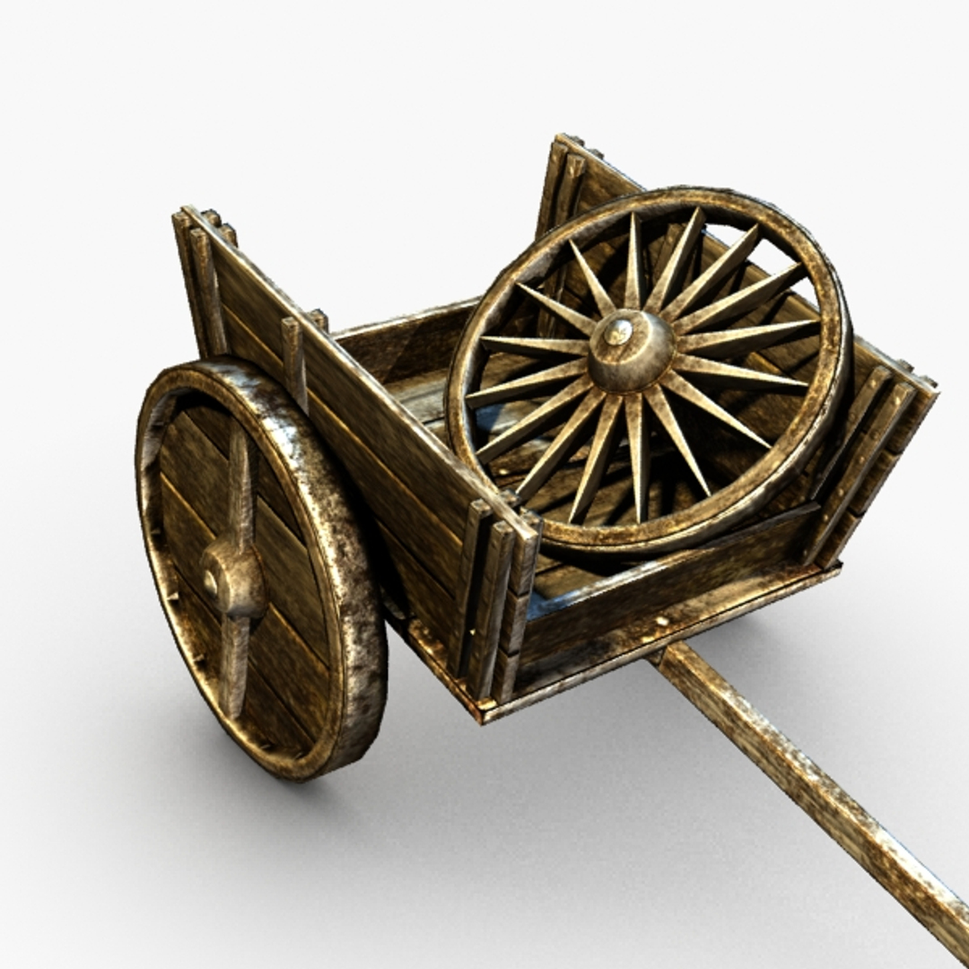 3ds Max Cart Ingame Wheel