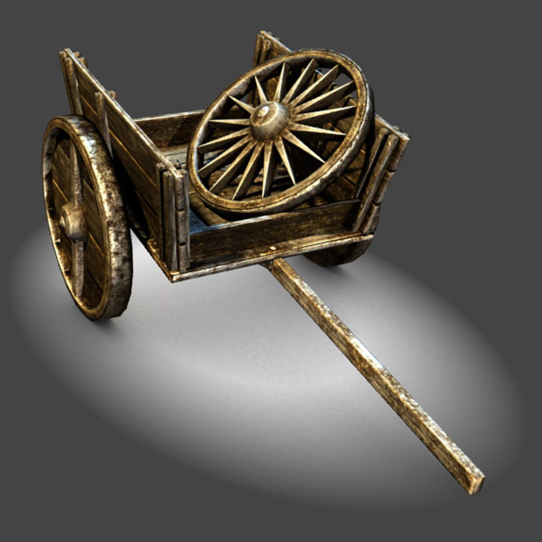 3ds Max Cart Ingame Wheel