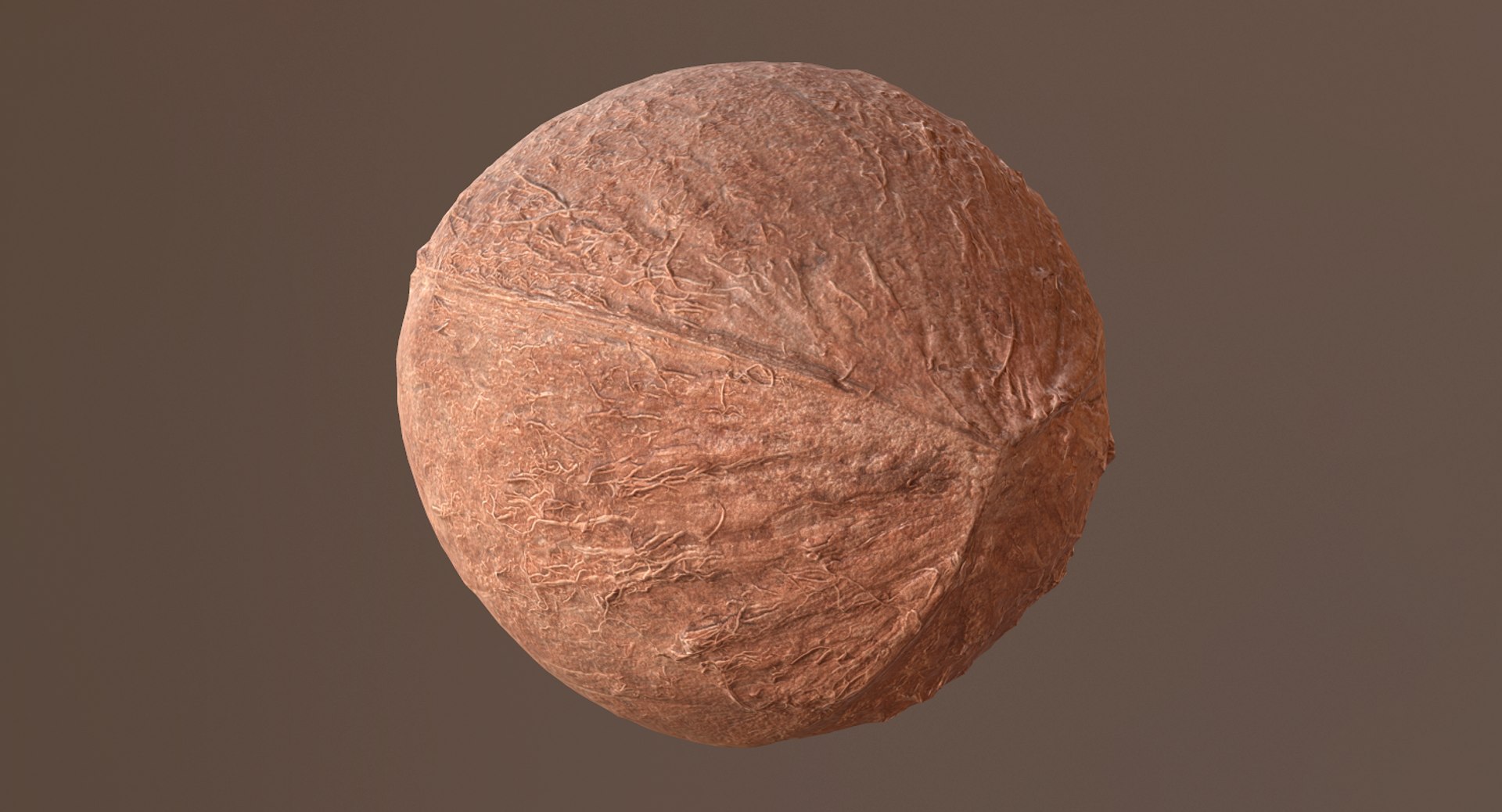 3d Coconut Polys Model