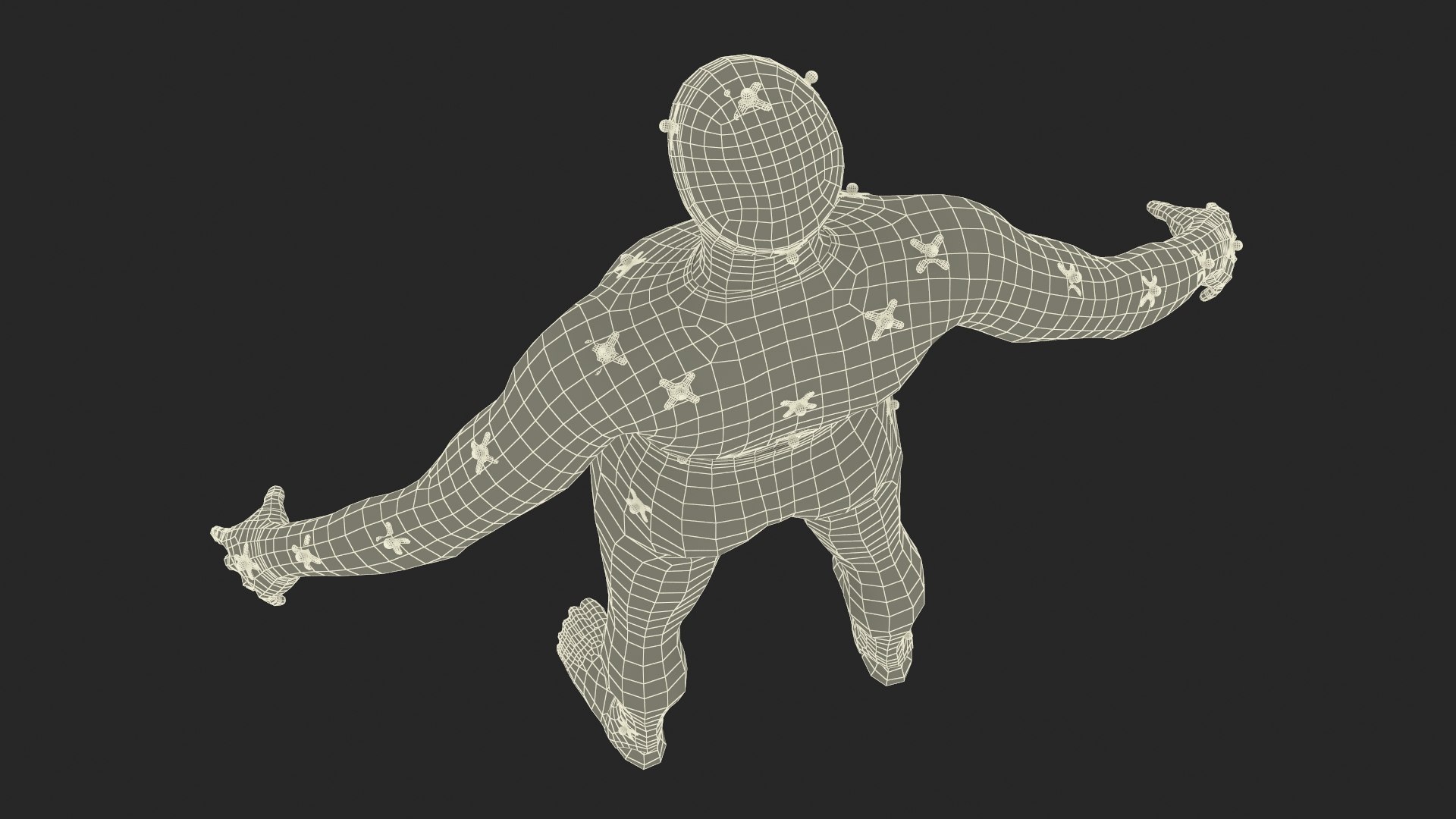OptiTrack Motion Capture Suit On Mannequin 3D Model - TurboSquid 2295569