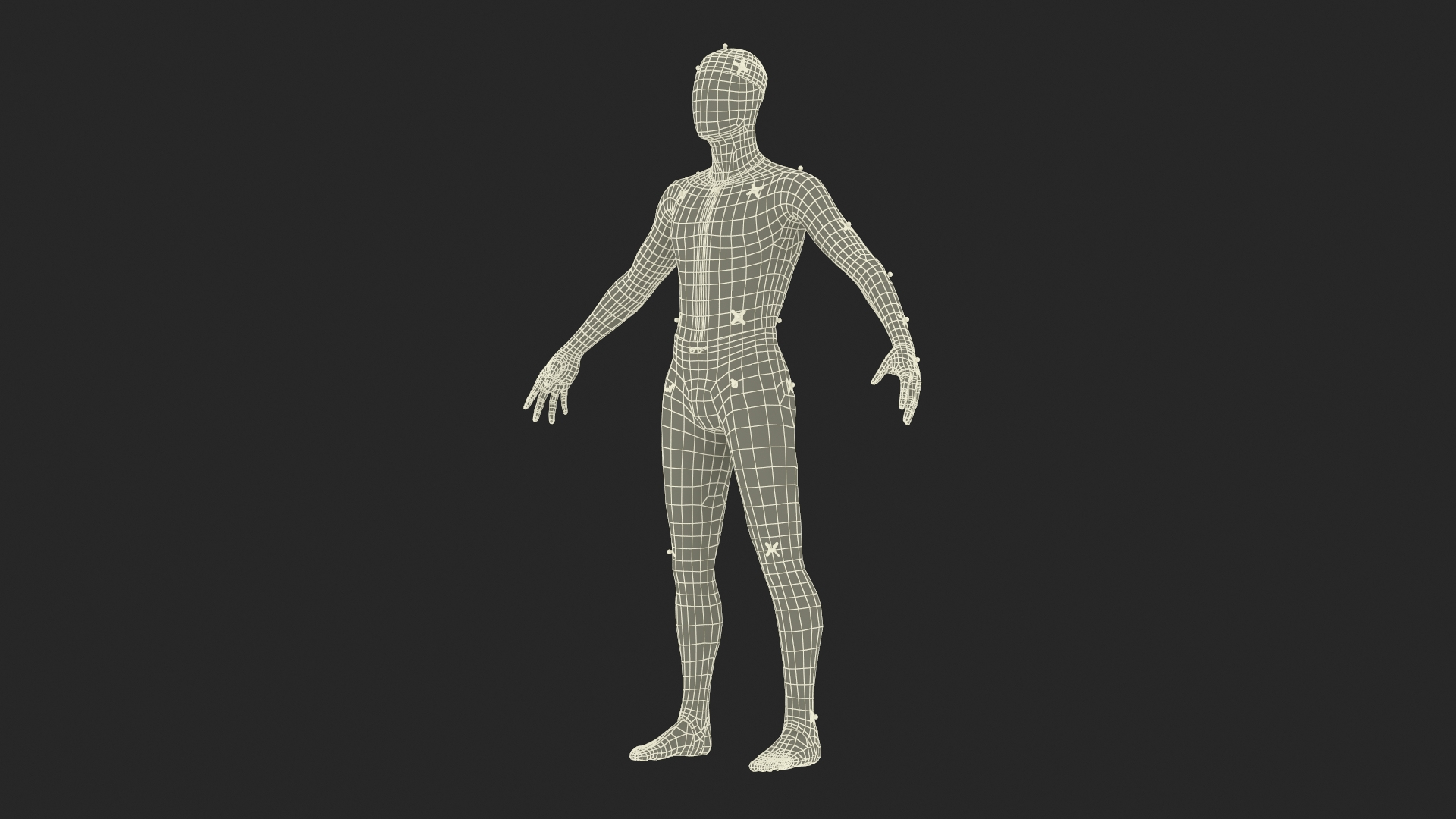 OptiTrack Motion Capture Suit On Mannequin 3D Model - TurboSquid 2295569
