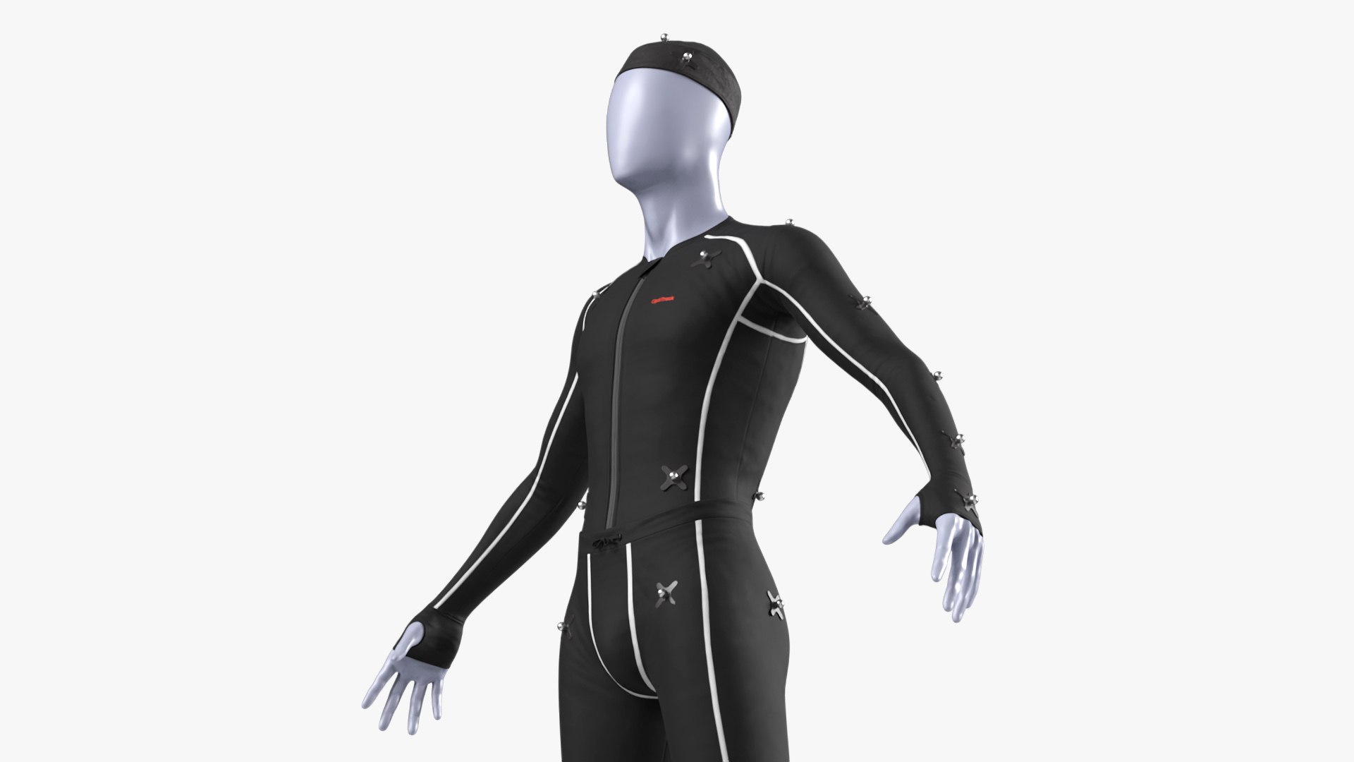 OptiTrack Motion Capture Suit On Mannequin 3D Model - TurboSquid 2295569