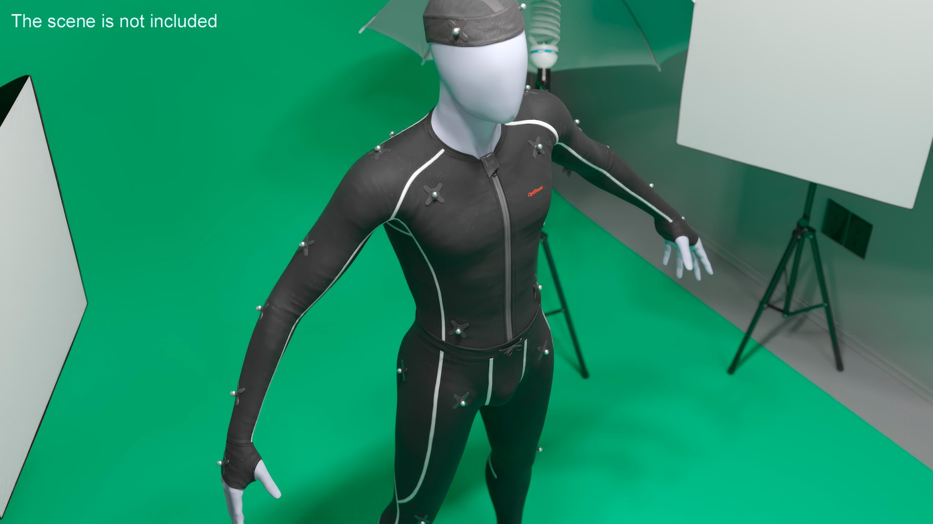 OptiTrack Motion Capture Suit On Mannequin 3D Model - TurboSquid 2295569