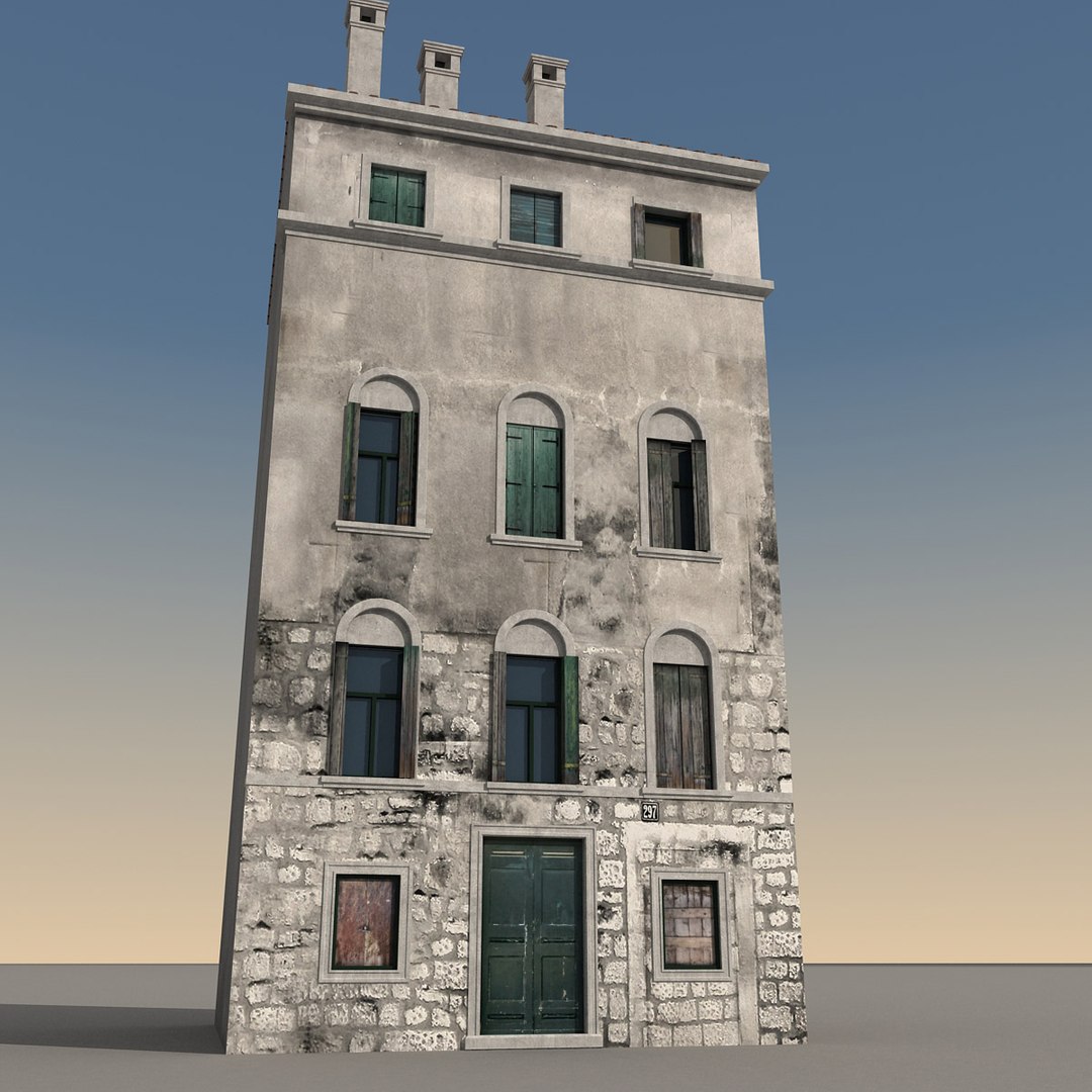 building italian 3d model