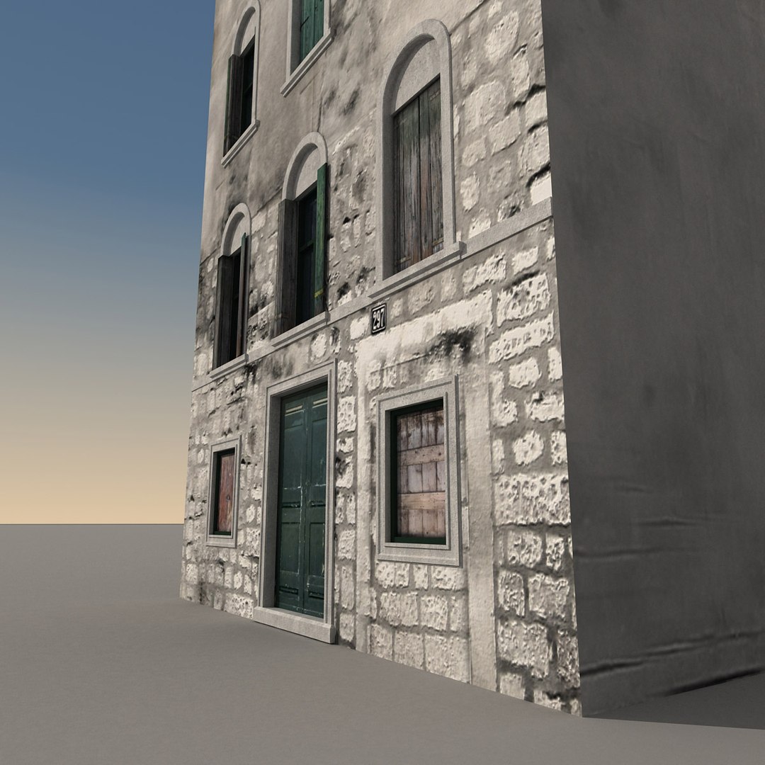 building italian 3d model