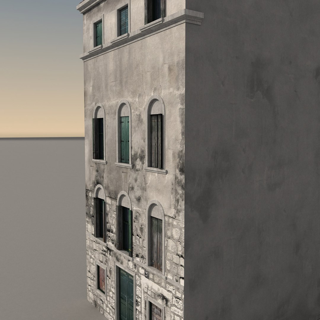 building italian 3d model