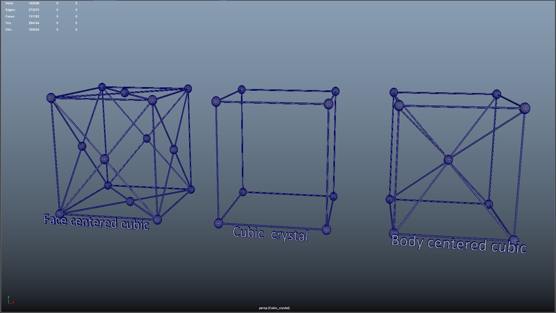 3D Cubic Crystal Model - TurboSquid 2331069