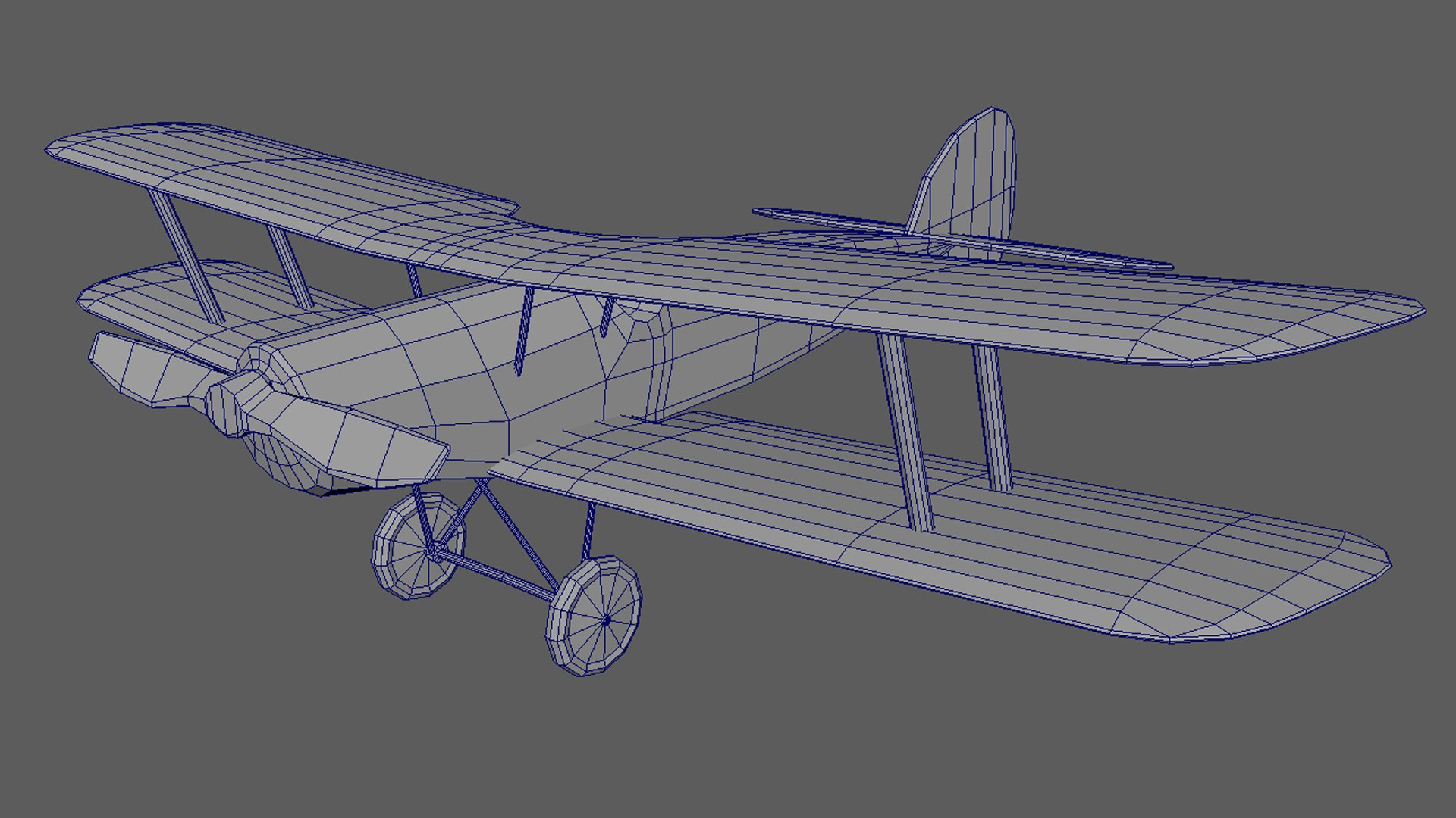 3D Low Poly Plane 02 Model - TurboSquid 2162578