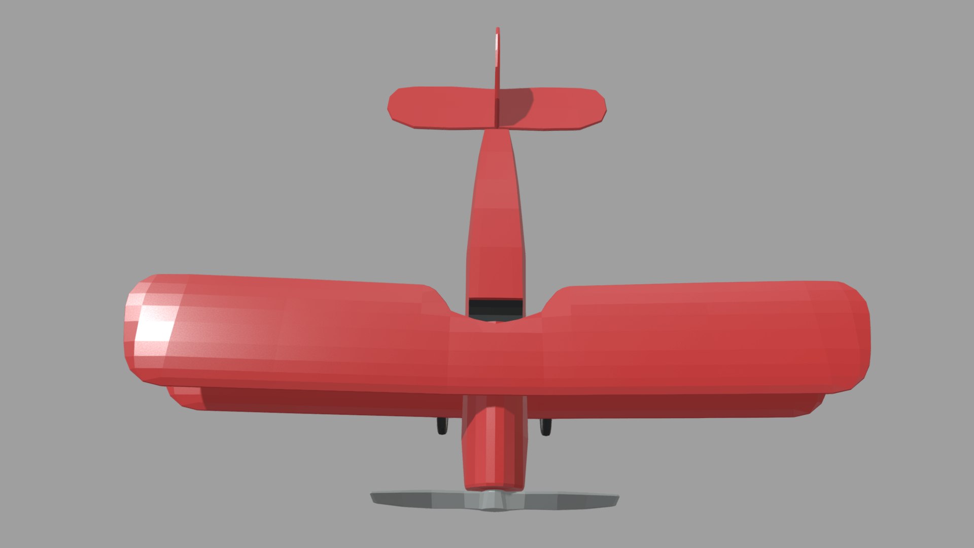 3D Low Poly Plane 02 model - TurboSquid 2162578