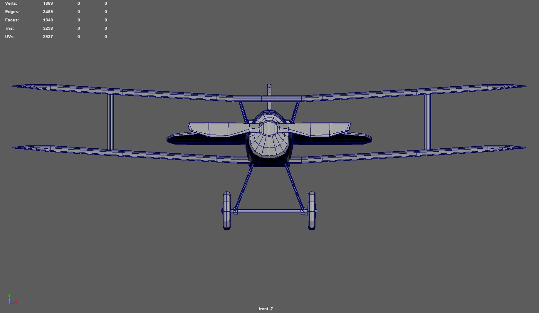 3D Low Poly Plane 02 model - TurboSquid 2162578