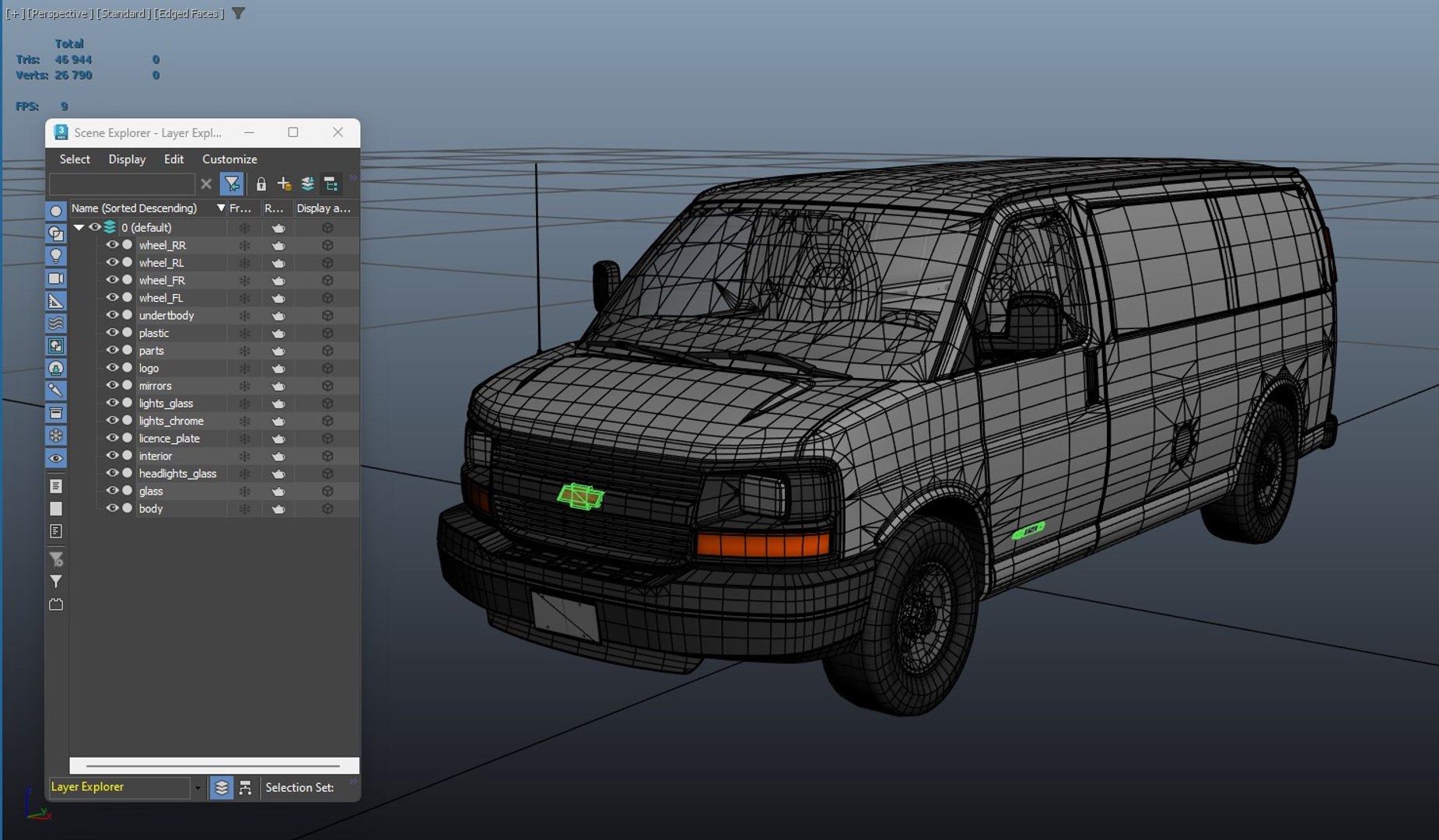 Chevrolet Express 3500 3D Model - TurboSquid 2210993