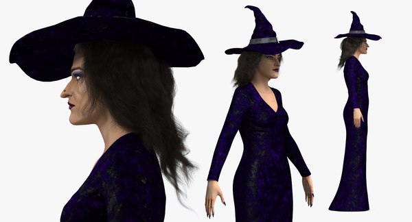 3D witch woman model - TurboSquid 1206382