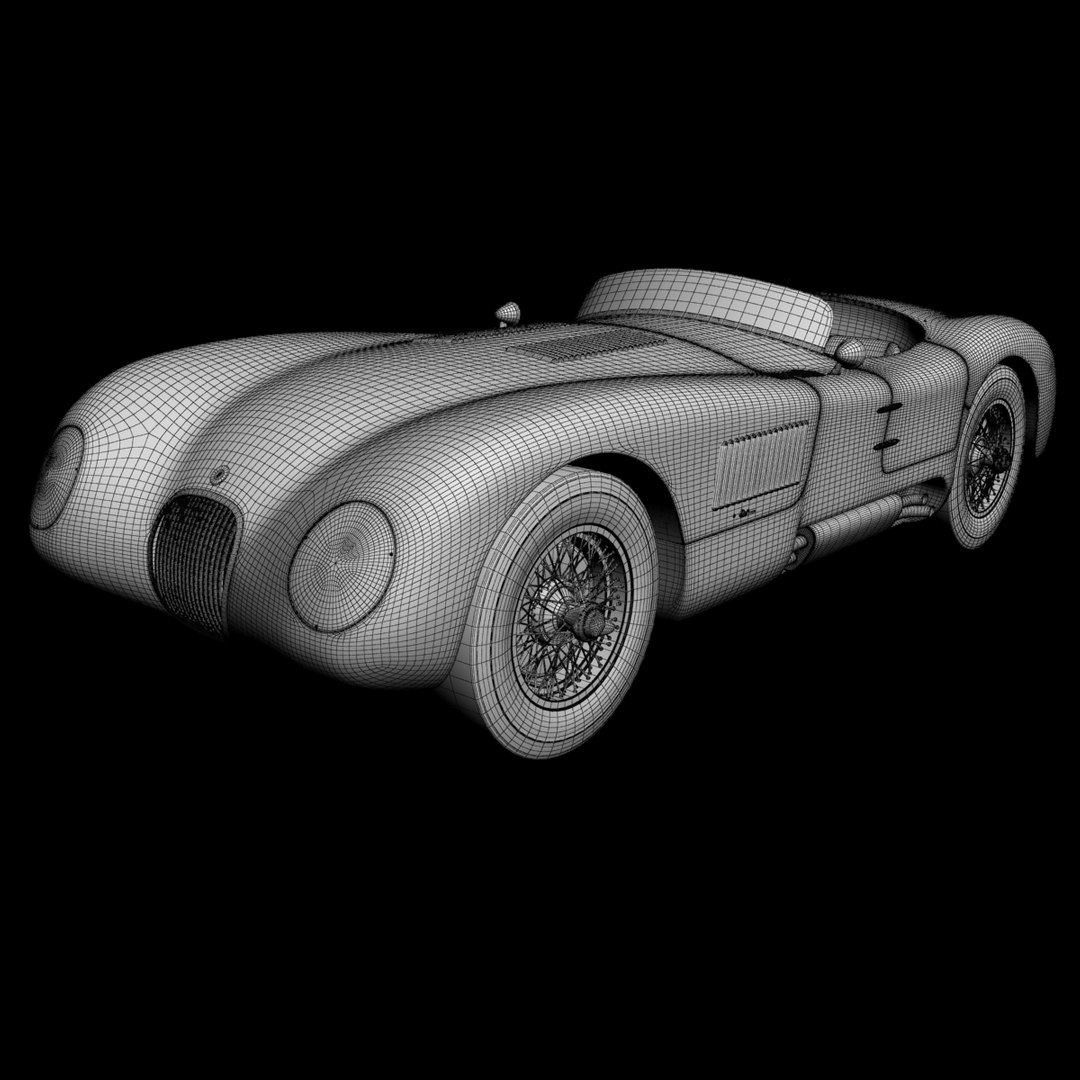 1953 c-type 3D model - TurboSquid 1295218