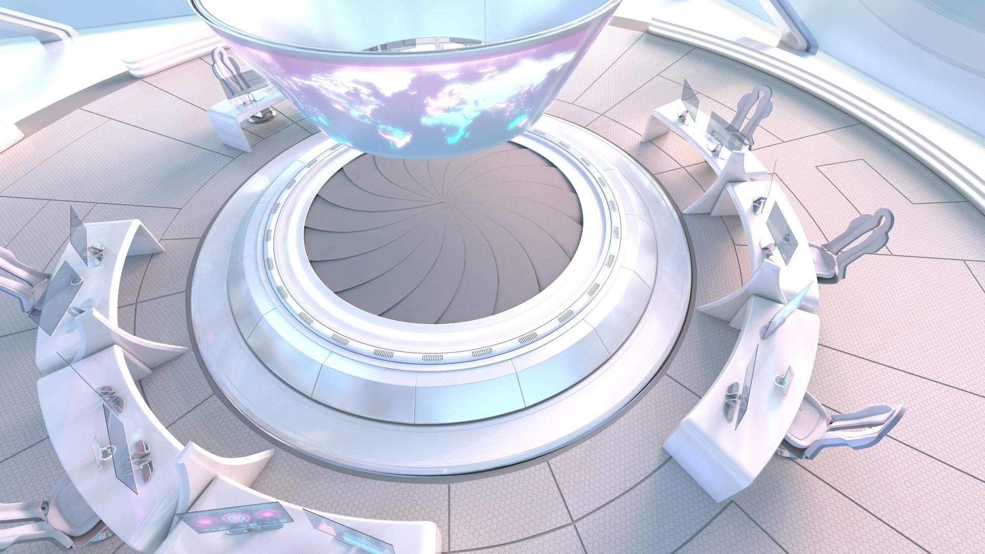 3D Monitoring Center Control Room Model - TurboSquid 2202592