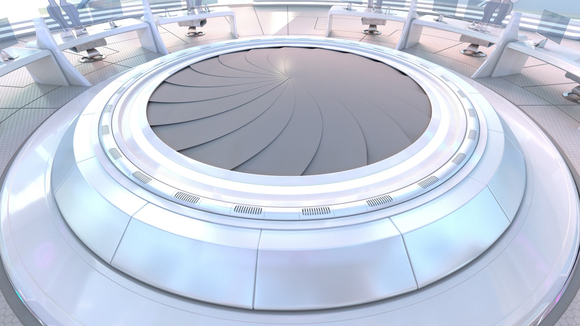 3D Monitoring Center Control Room Model - TurboSquid 2202592