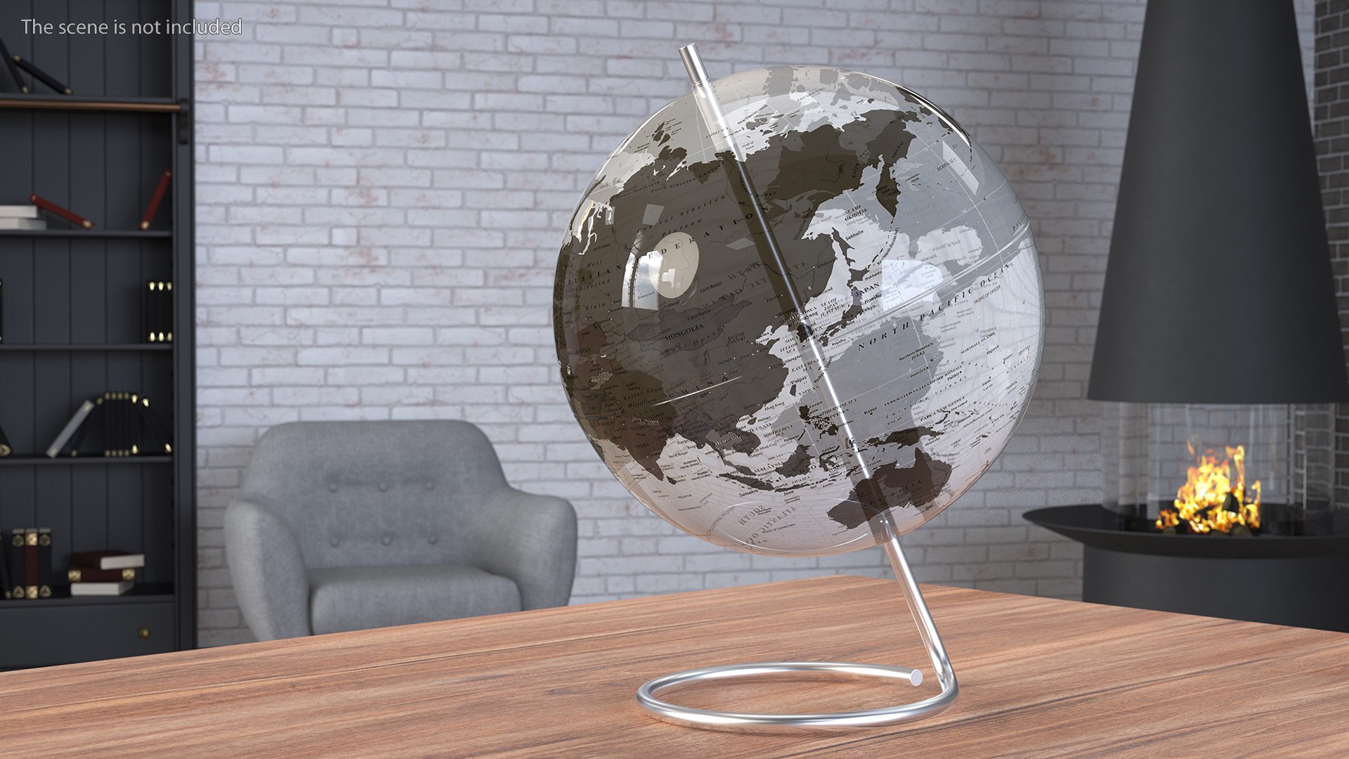 Transparent World Globe 3D Model - TurboSquid 2111760