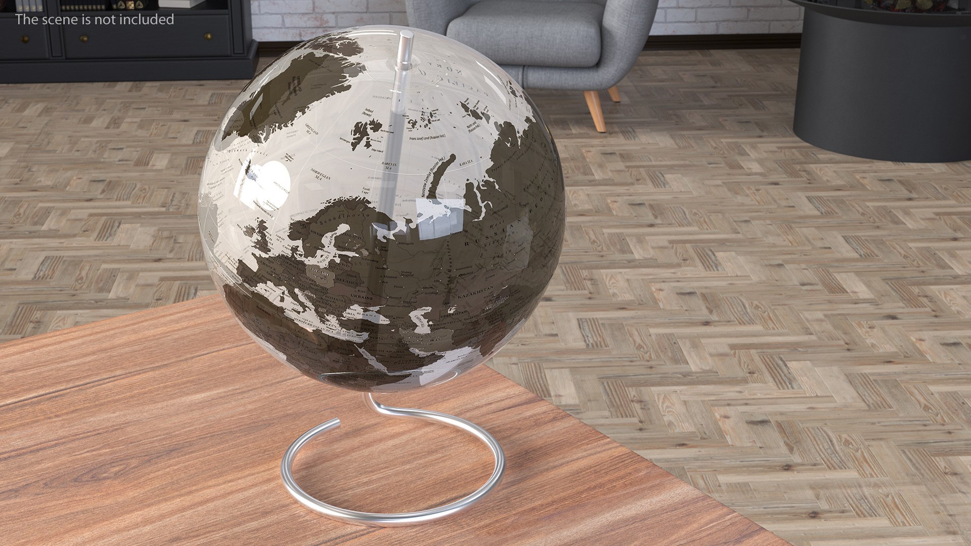 Transparent World Globe 3D Model - TurboSquid 2111760