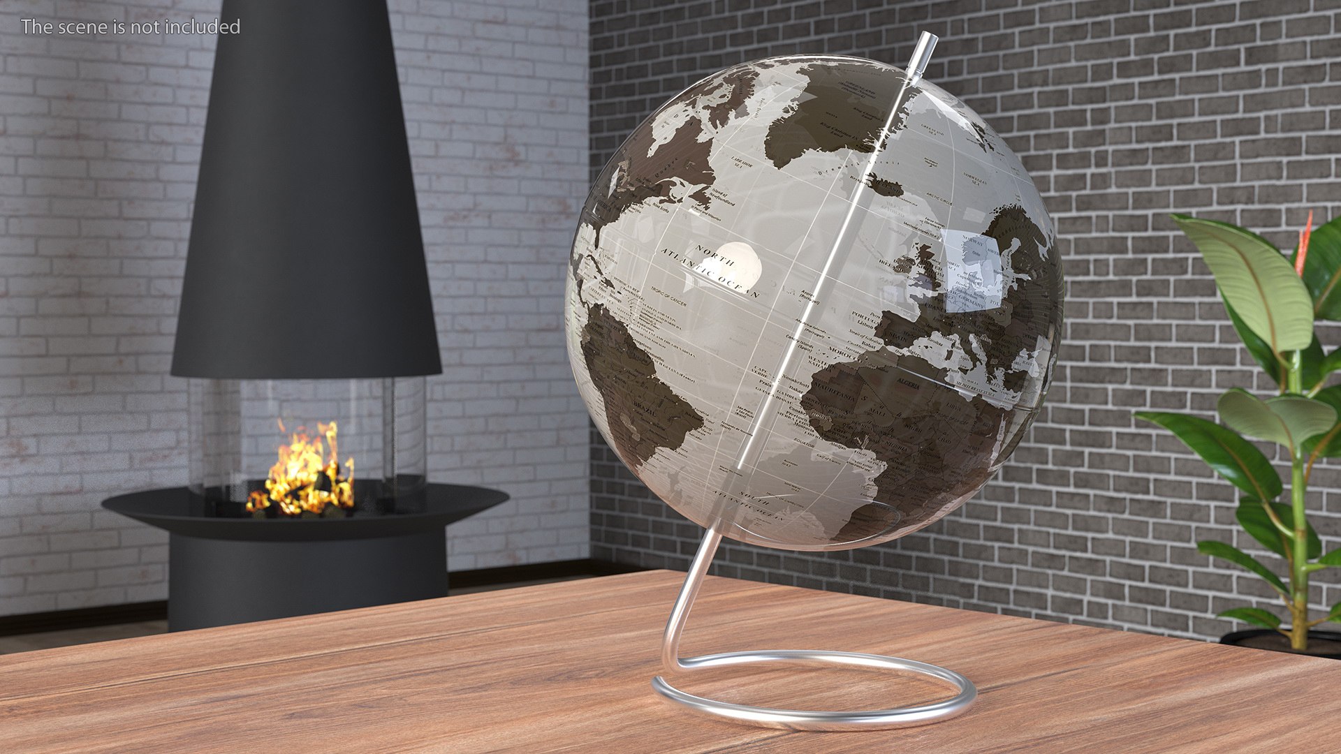 Transparent World Globe 3D Model - TurboSquid 2111760