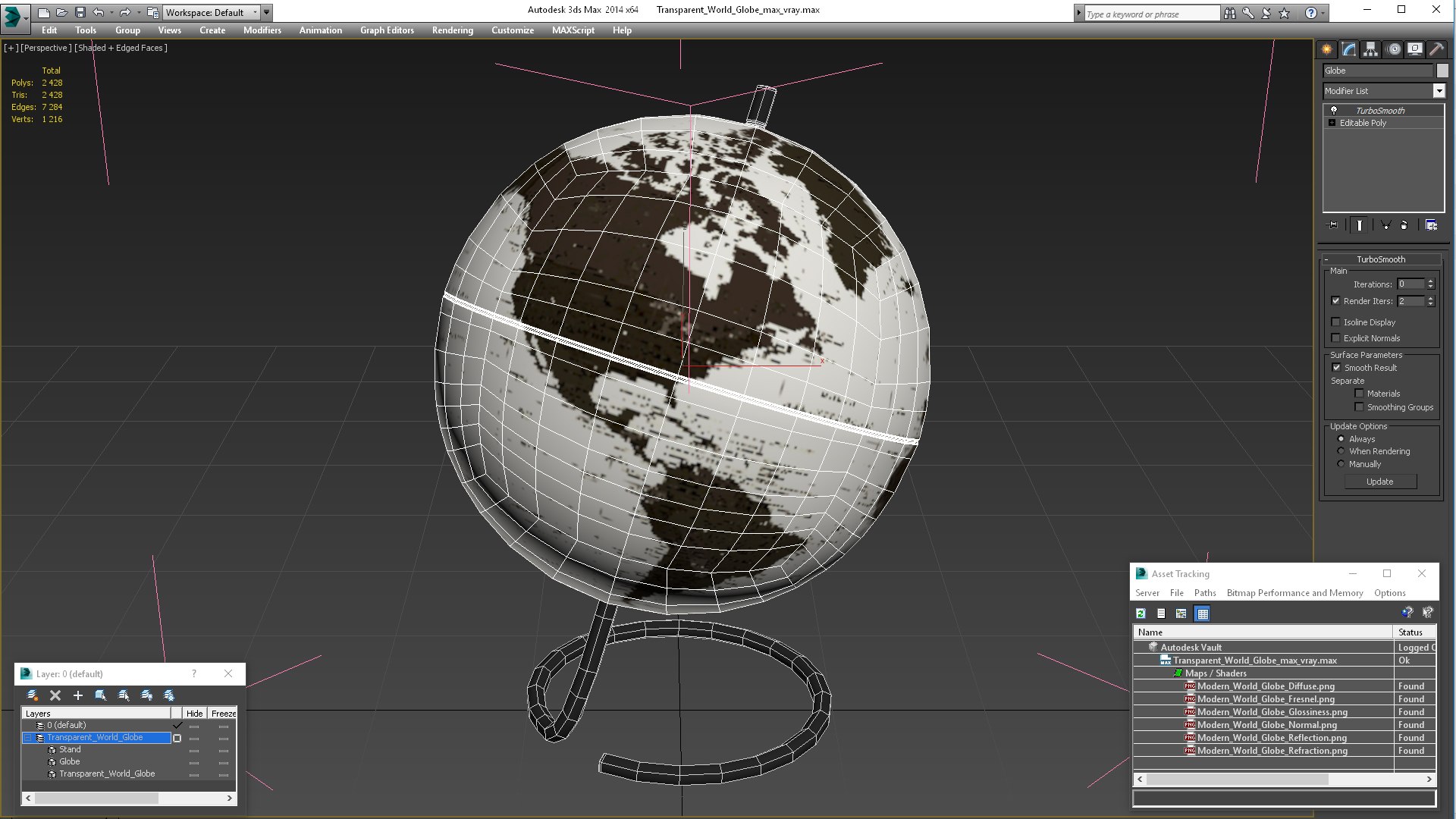 Transparent World Globe 3D Model - TurboSquid 2111760