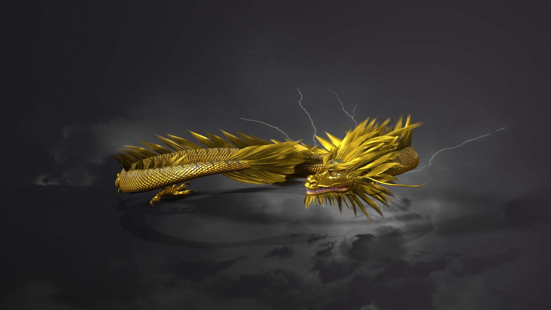 Chinese Dragon Loong Model - TurboSquid 2219079