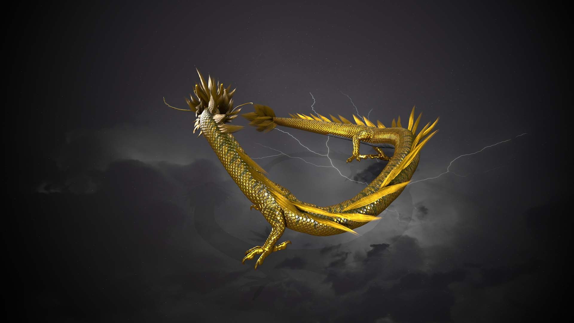 Chinese Dragon Loong Model - TurboSquid 2219079
