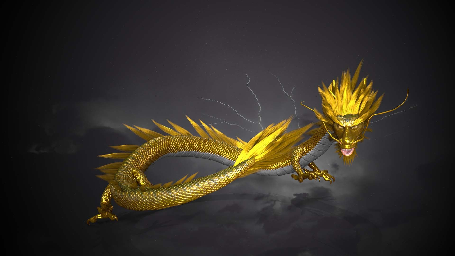 Chinese Dragon Loong Model - TurboSquid 2219079