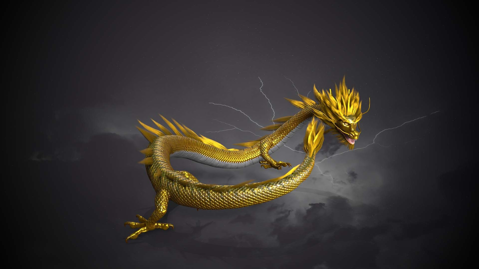 Chinese Dragon Loong Model - TurboSquid 2219079