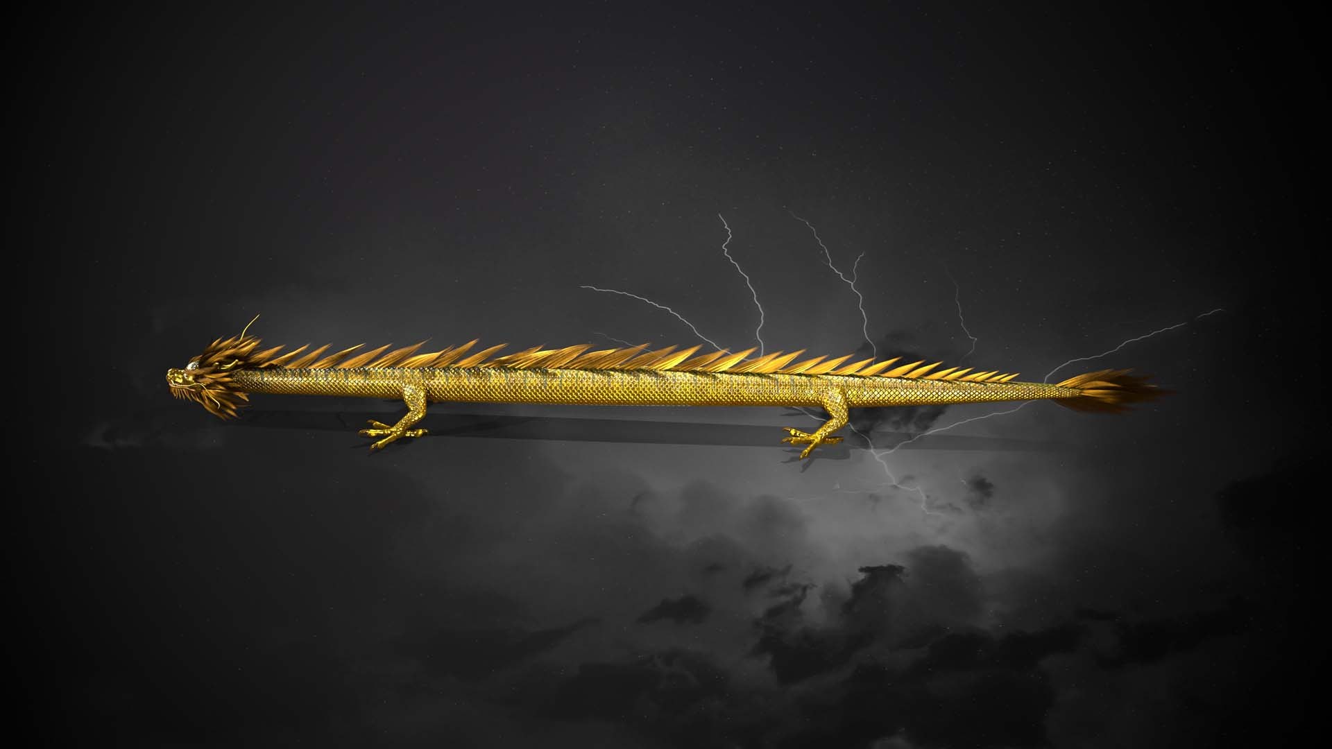 Chinese Dragon Loong Model - TurboSquid 2219079