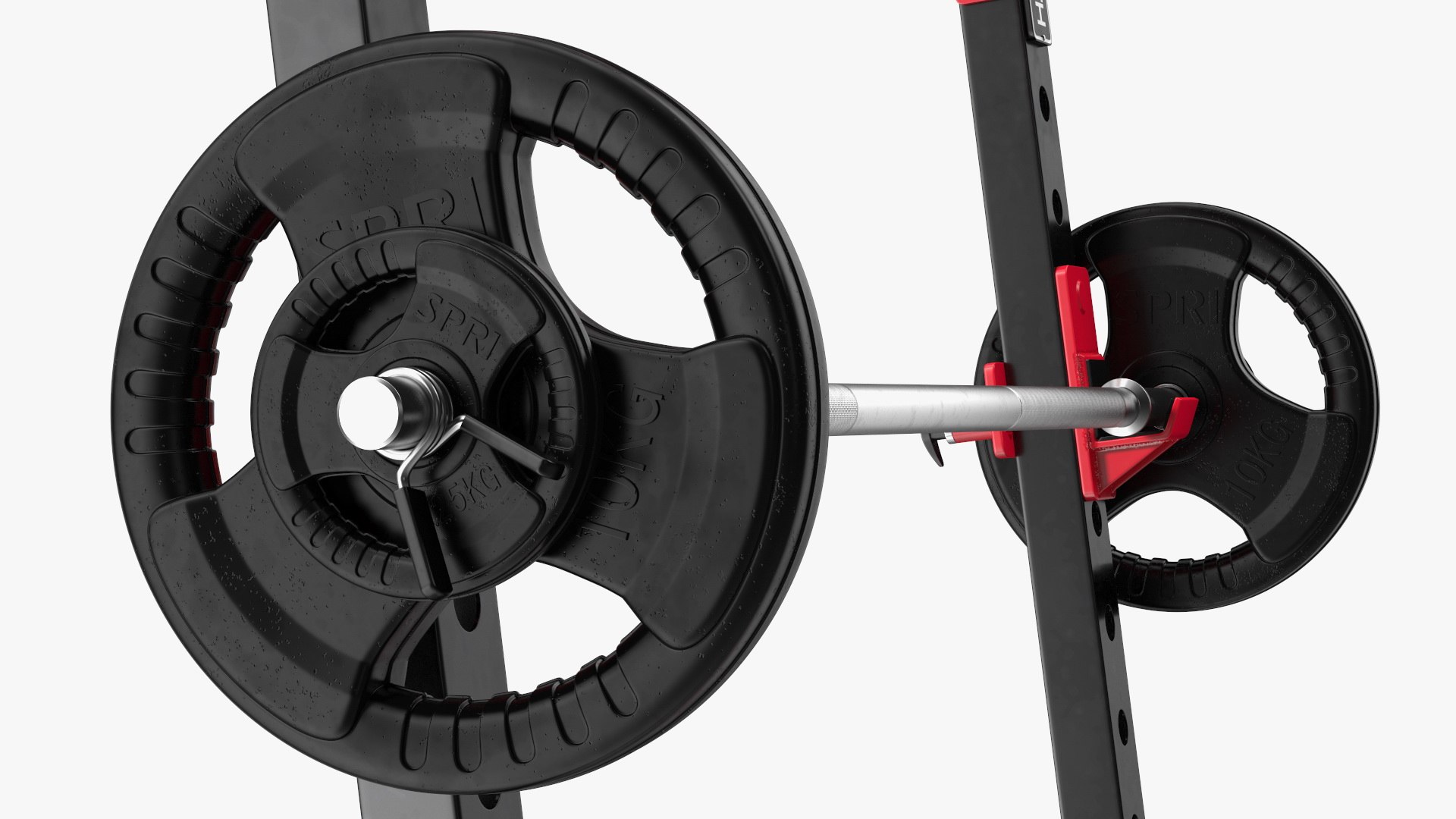 3D Armortech Half Rack HR33 with SPRI Barbell model - TurboSquid 1845139