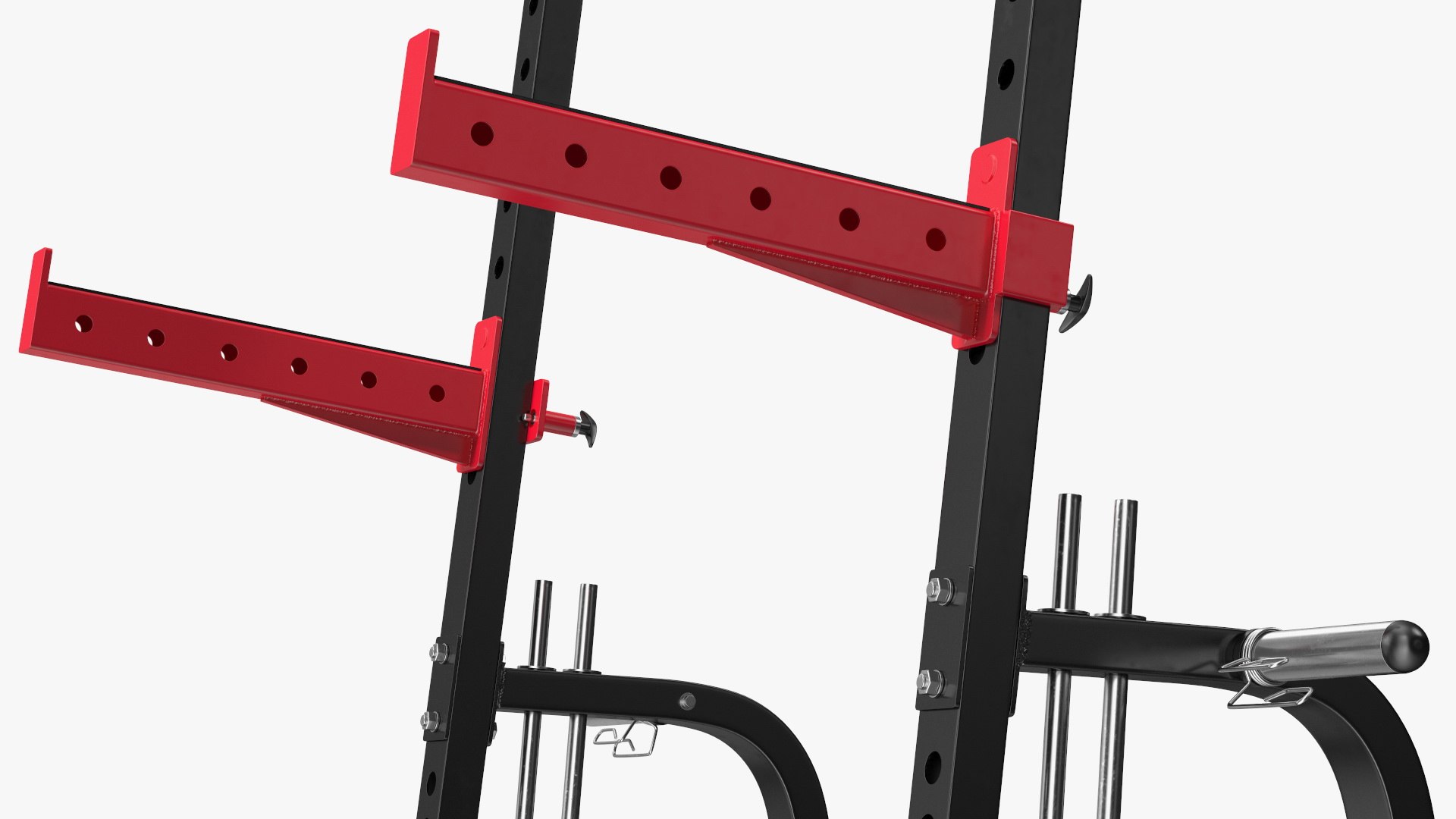 3D Armortech Half Rack HR33 with SPRI Barbell model - TurboSquid 1845139