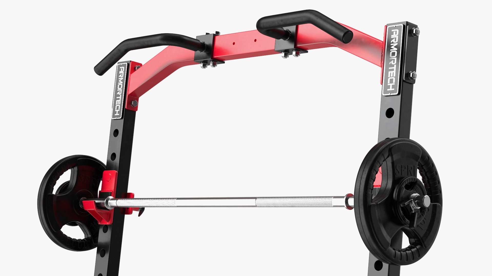 3D Armortech Half Rack HR33 with SPRI Barbell model - TurboSquid 1845139