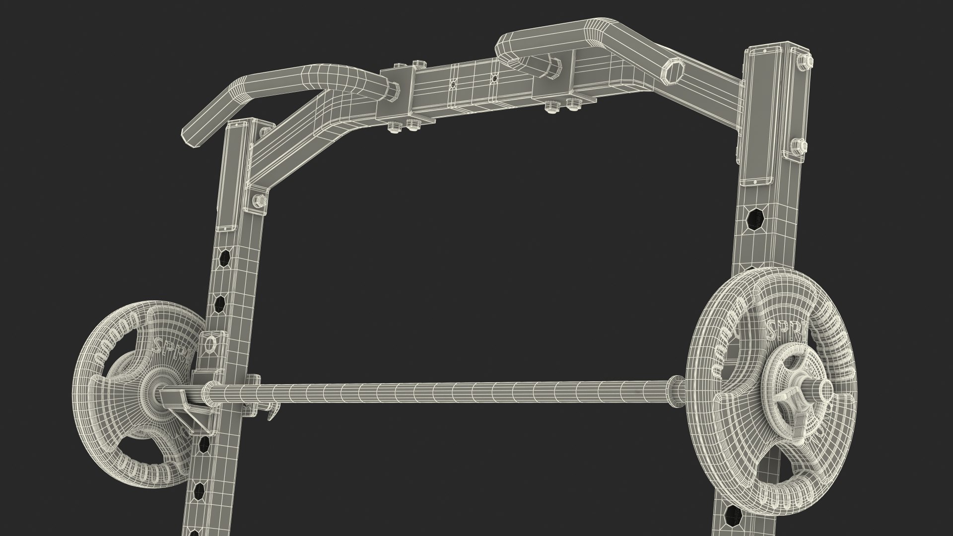 3D Armortech Half Rack HR33 With SPRI Barbell Model - TurboSquid 1845139