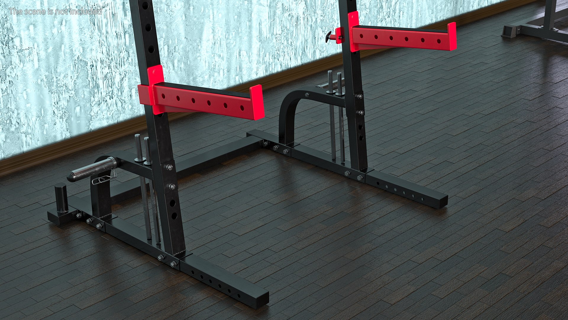 3D Armortech Half Rack HR33 with SPRI Barbell model - TurboSquid 1845139