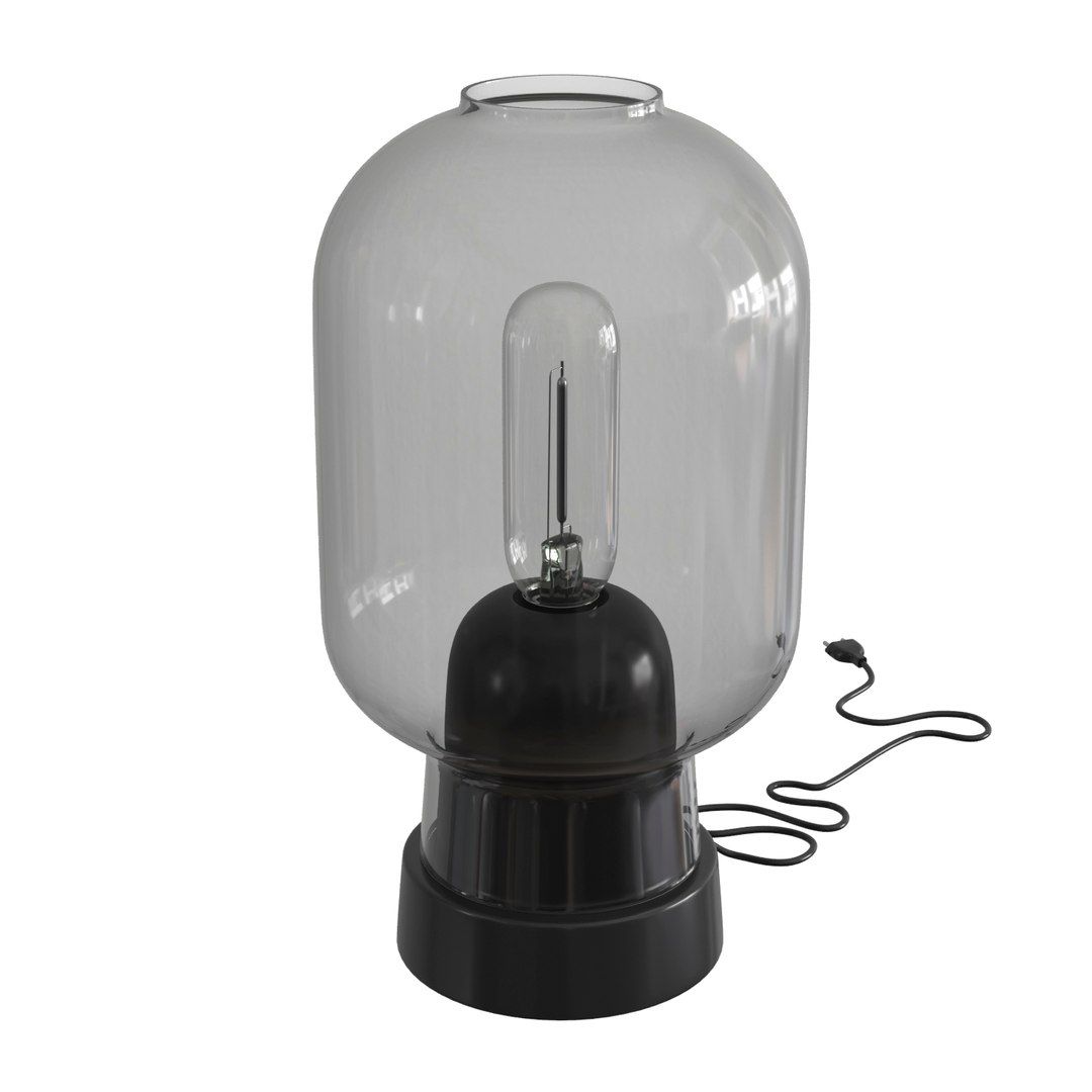 Amp Table Lamp 3D - TurboSquid 1945486