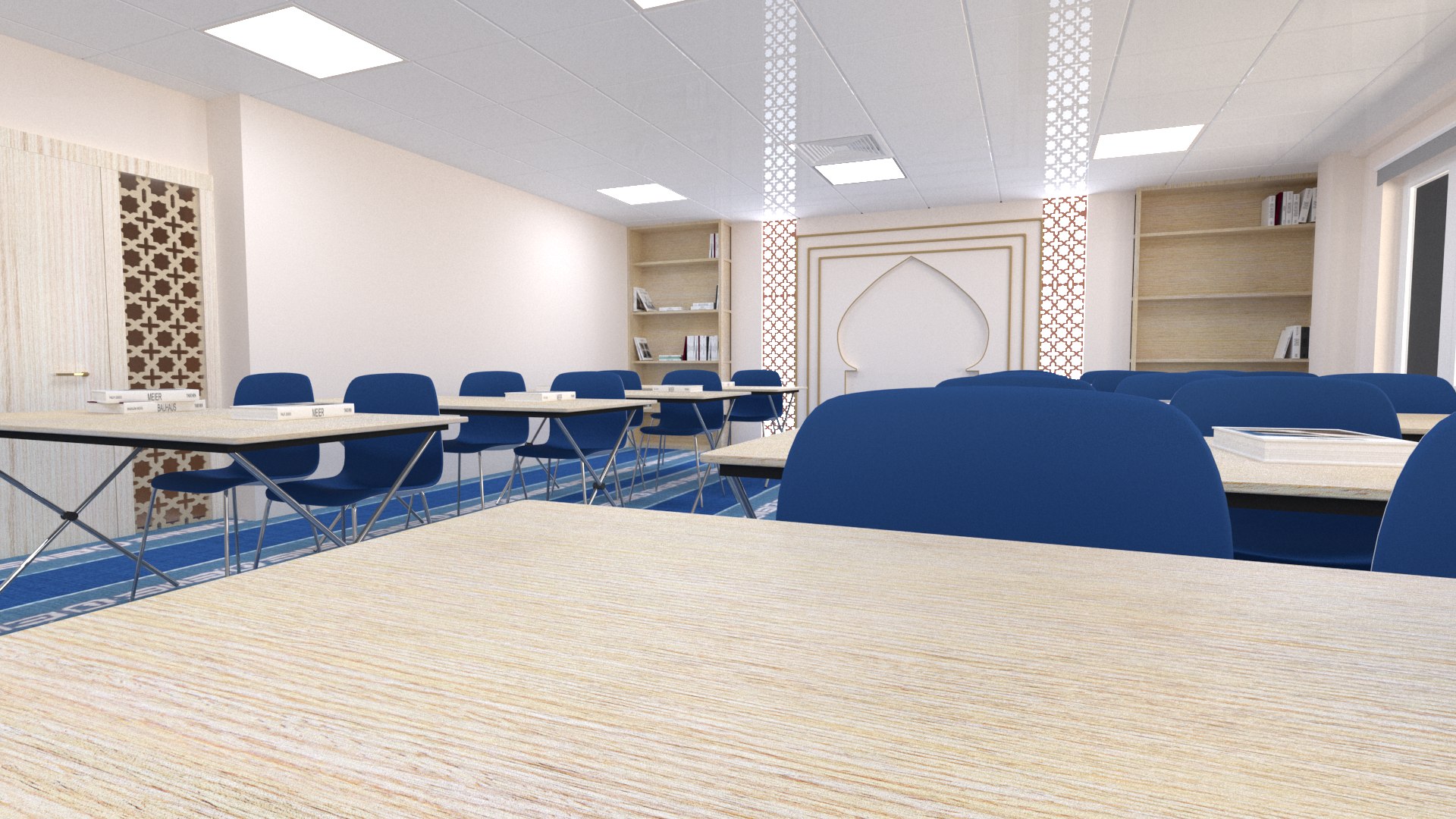 3D Model Arabic Islamic Classroom School - TurboSquid 1513854