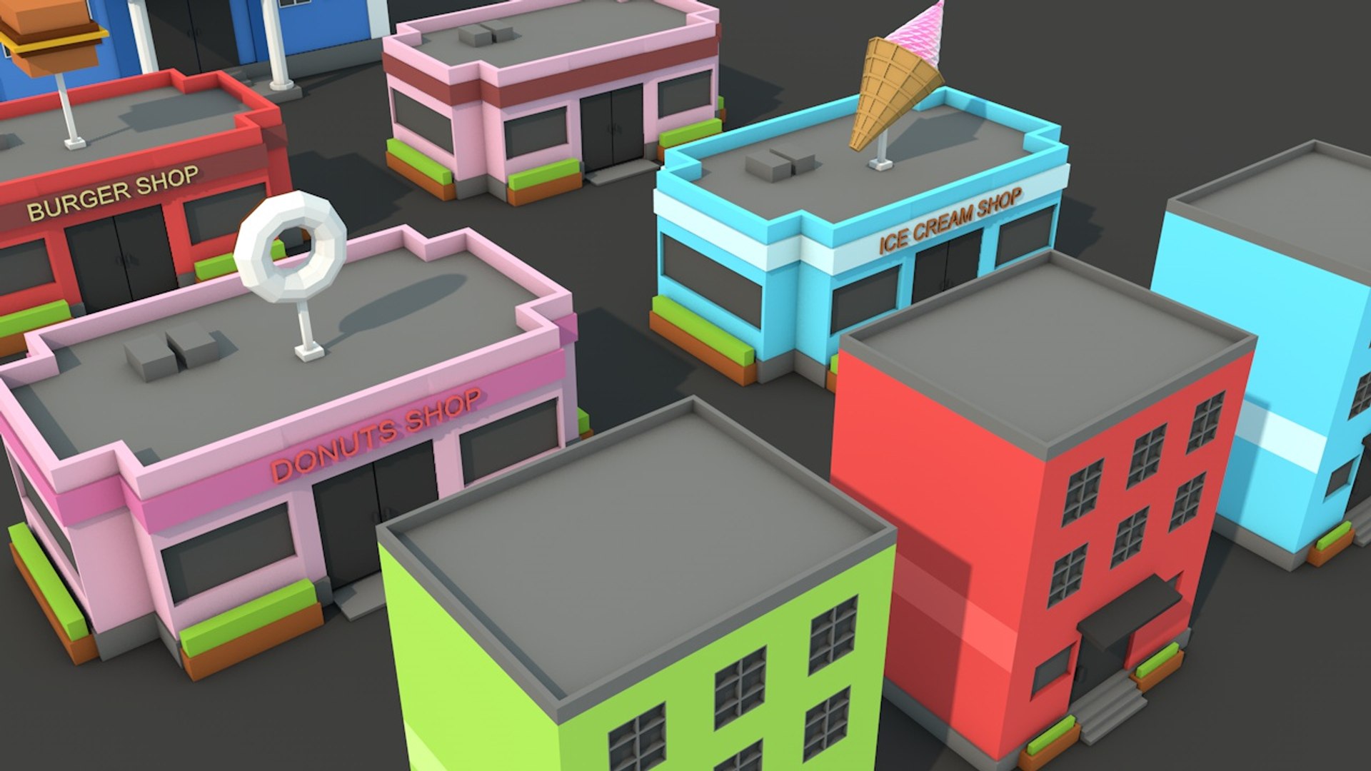 House Pack 3d Obj