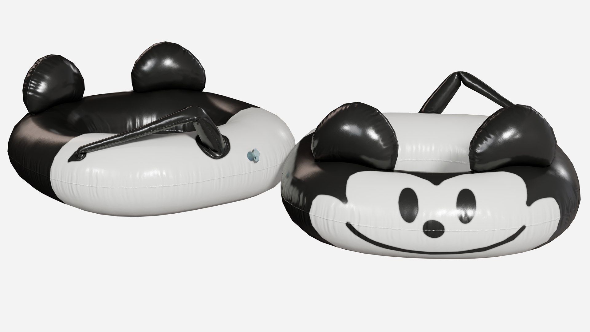 Mickey Steamboat Willie Pool Floats 3D Model - TurboSquid 2222296