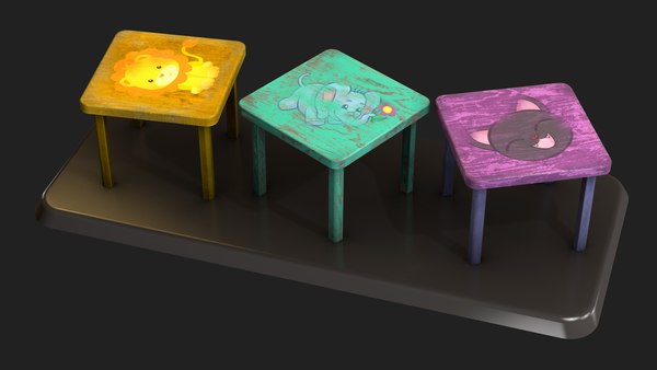 Three Childs chair 3D model - TurboSquid 1854176