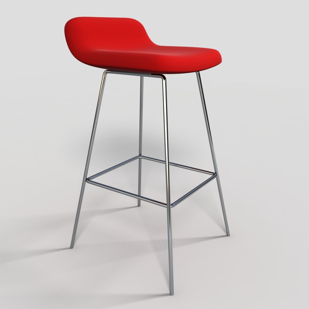 3d Bar Stool Model