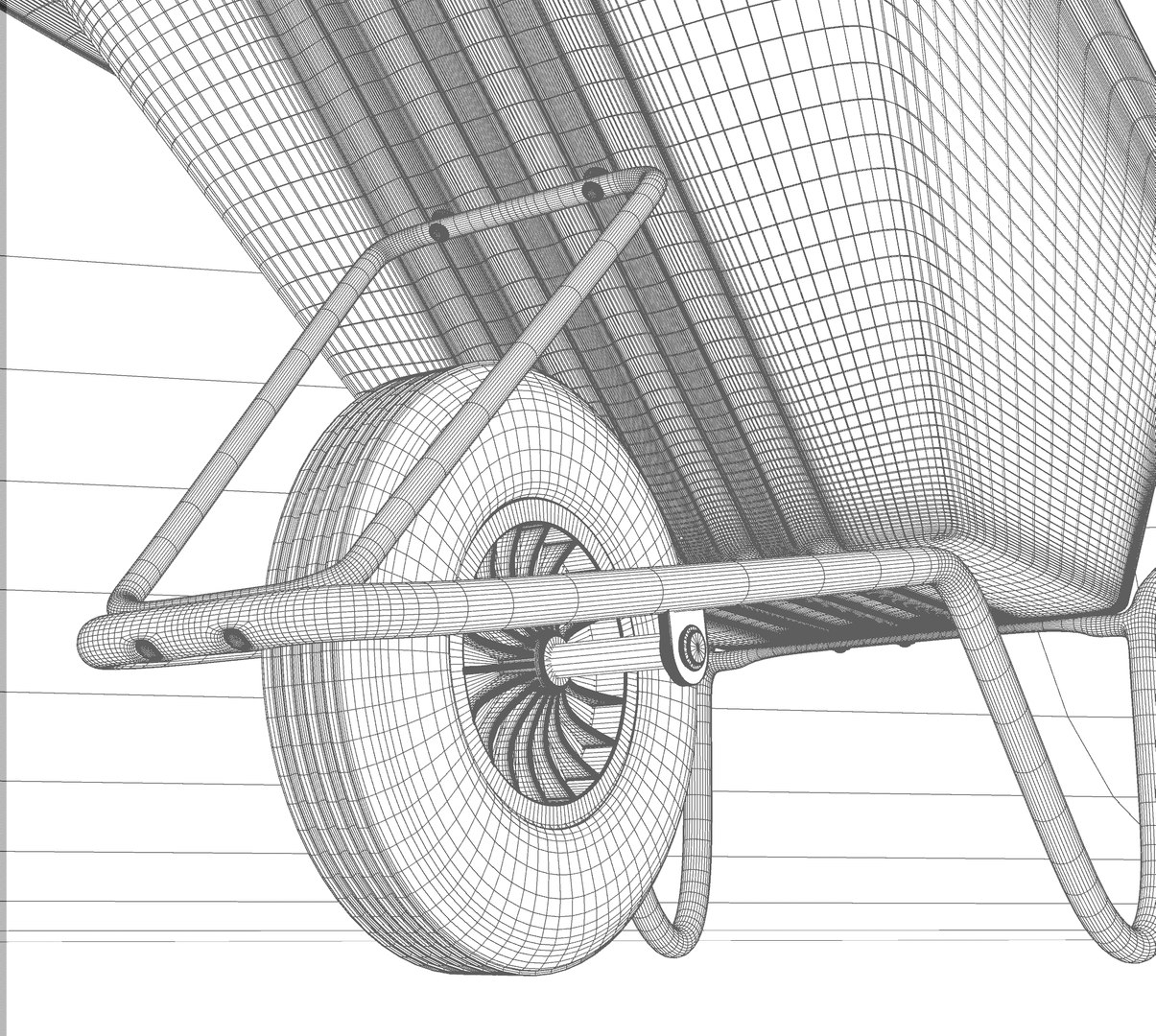 Garden Wheelbarrow 3D Model - TurboSquid 2065122