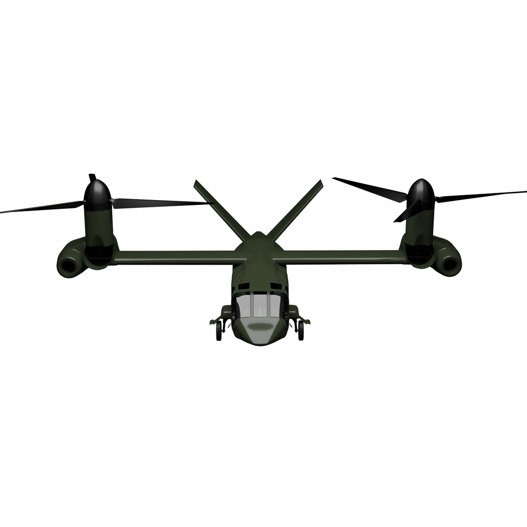 Tiltrotor Bell 3d Max
