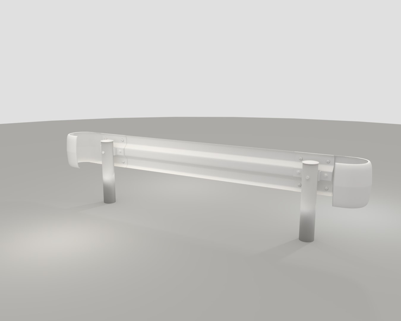 Japanese Guardrail 3D - TurboSquid 1311399