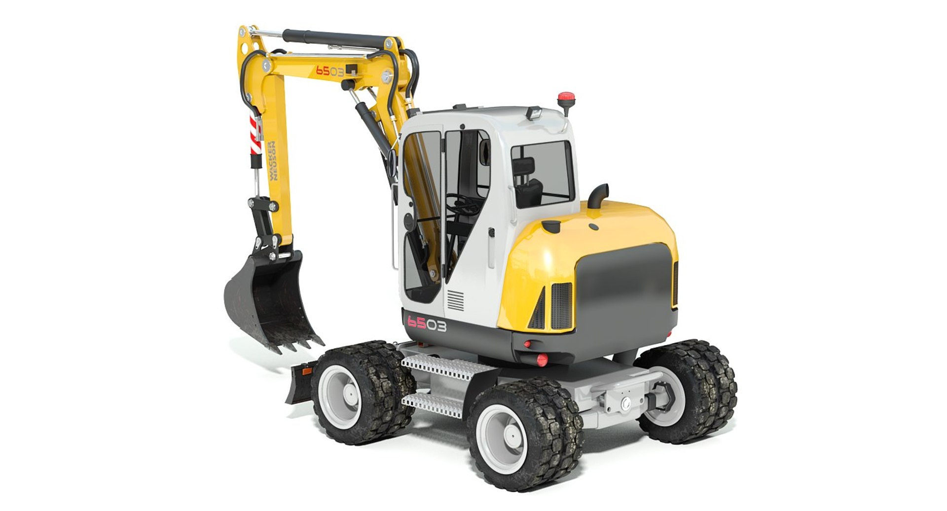 wacker neuson 6503 3d model