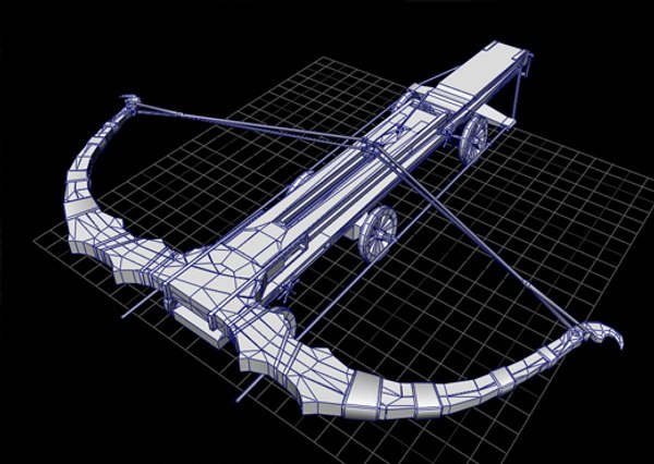 3d lwo crossbow davinci