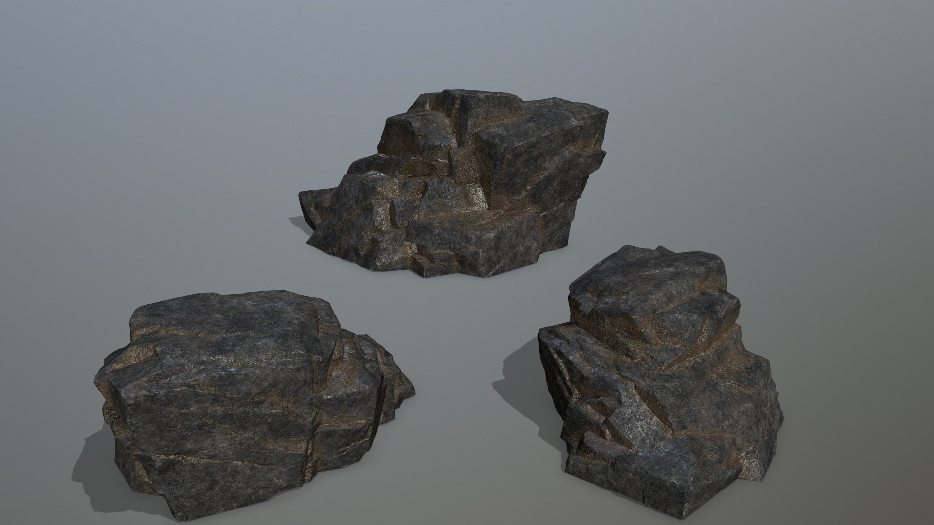 3D model Rock Set - TurboSquid 1851110