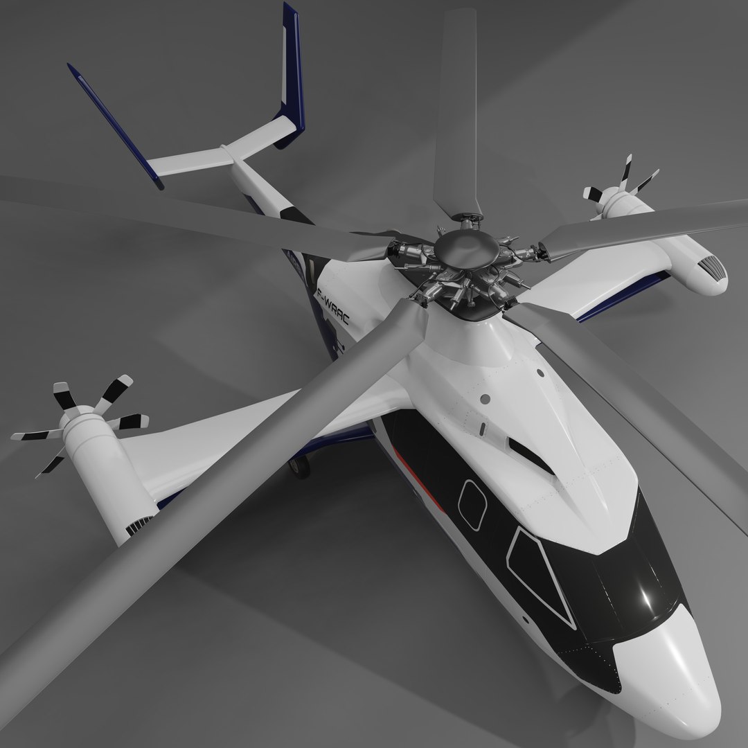 3D Airbus Helicopter Racer 3D Model - TurboSquid 2363380