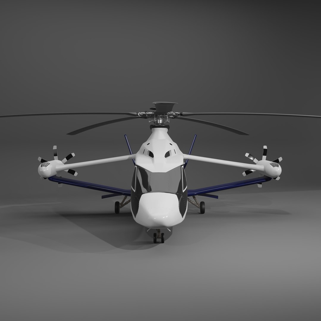 3D Airbus Helicopter Racer 3D Model - TurboSquid 2363380